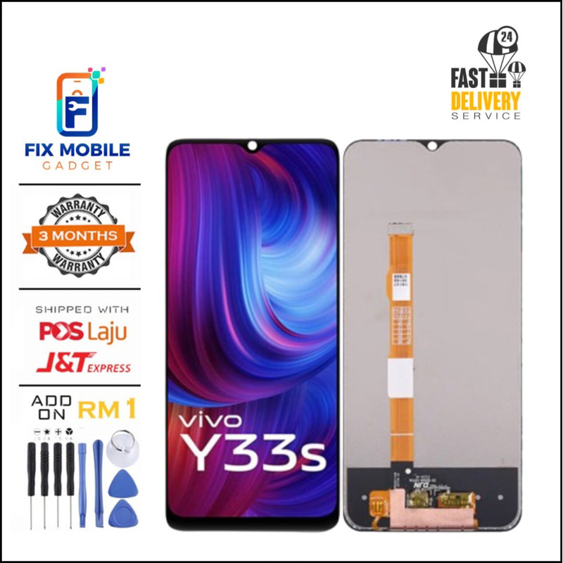 Vivo Y33S/Y76 5G/Y33T Lcd Touch Screen | Shopee Malaysia