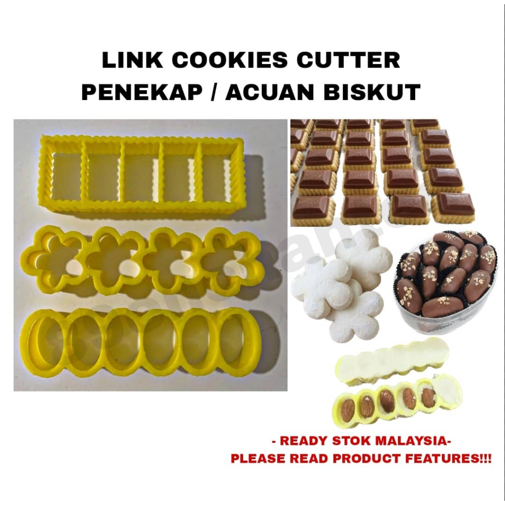 Link Cutter Biscuit / Penerap Biskut / Penekan Biskut / Acuan Biskut ...