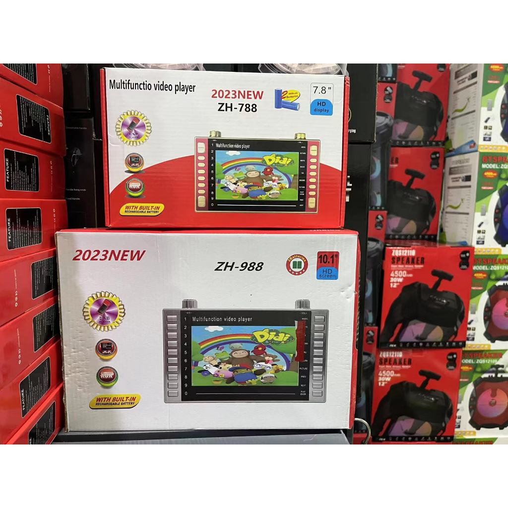 BOSTON MP4 Kid Learning Player 1000 Videos Cartoons Full HD Screen ...