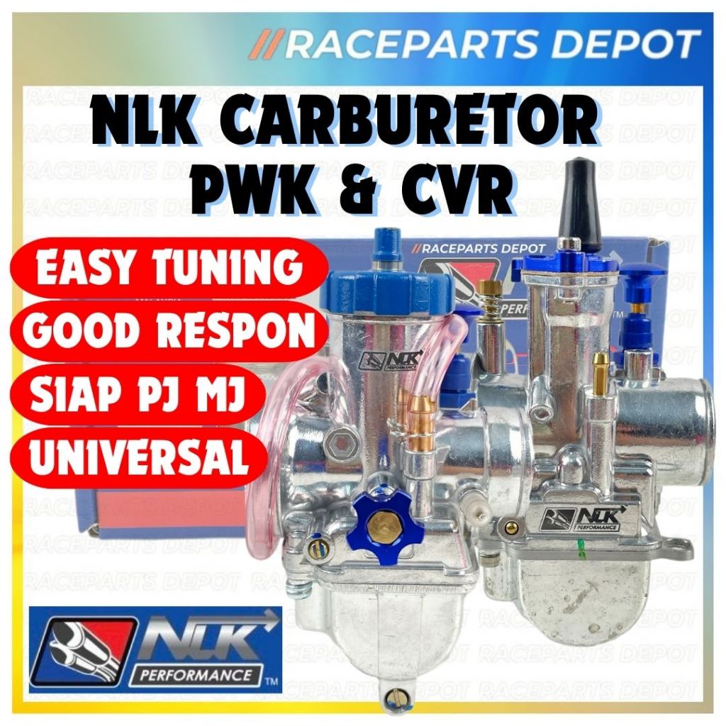 NLK Performance Racing Carburetor PWK Power jet v2 CVR Slide Bulat 26mm ...