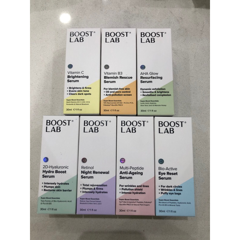BOOST LAB facial serum 30ml FOC 10ml | Shopee Malaysia