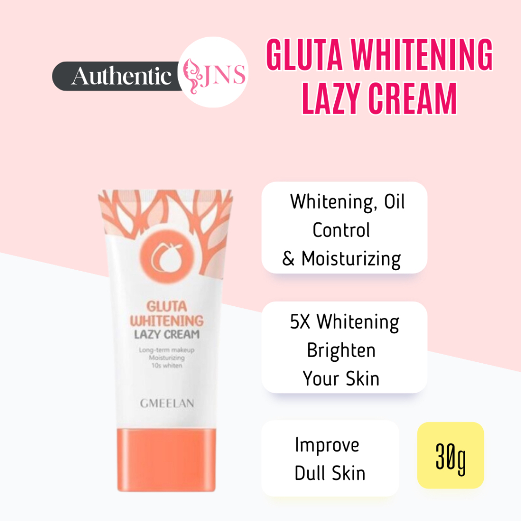 Gmeelan Gluta Whitening Lazy Cream/ Brighten Skin Care (30g) | Shopee ...
