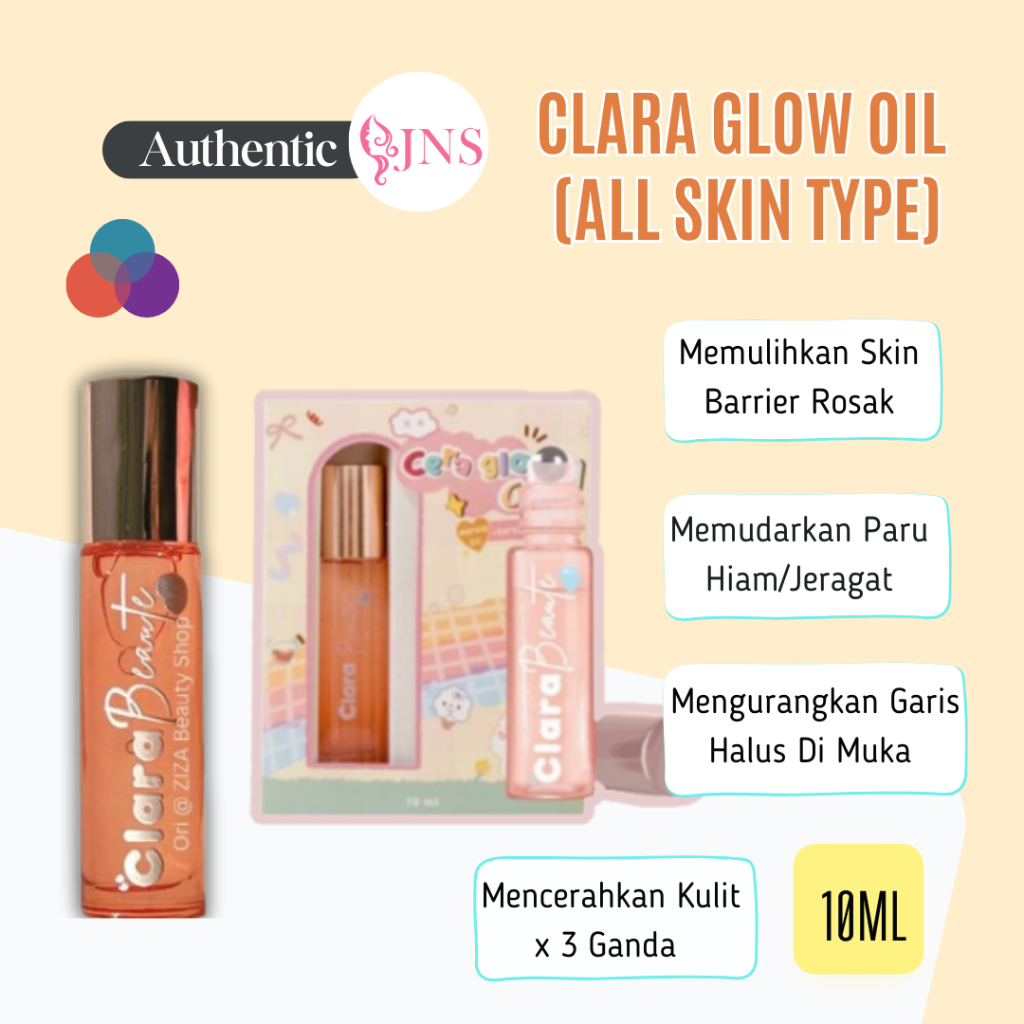Cera Glow Oil By Clara Beaute Clara Glow/ 3X Brightening Effect (10ML ...