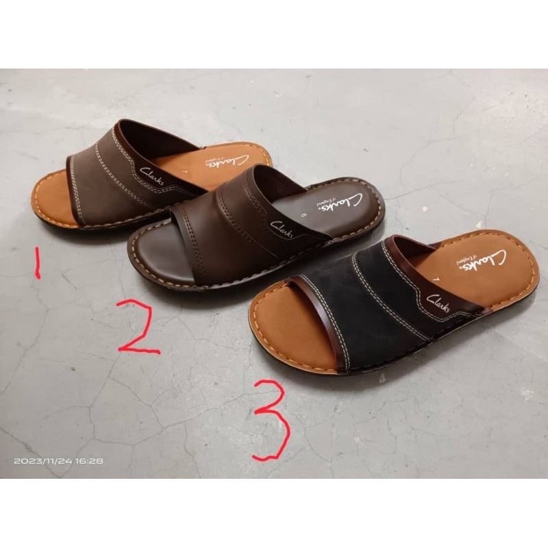Clarks Sandal, Pure Leather, Sandal Kulit Clarks, Kasut Kulit Clarks ...