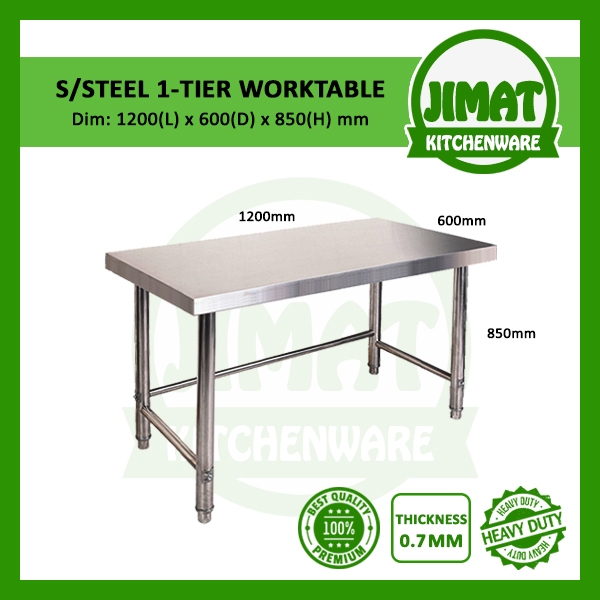 100CM/120CM(4FT) X 60CM(2FT)/75CM(2.5FT) Stainless Steel Kitchen ...