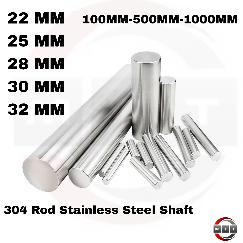 304 Rod Stainless Steel Shaft SS304 Round Bar 22mm 25mm 28mm 30mm 32mm ...