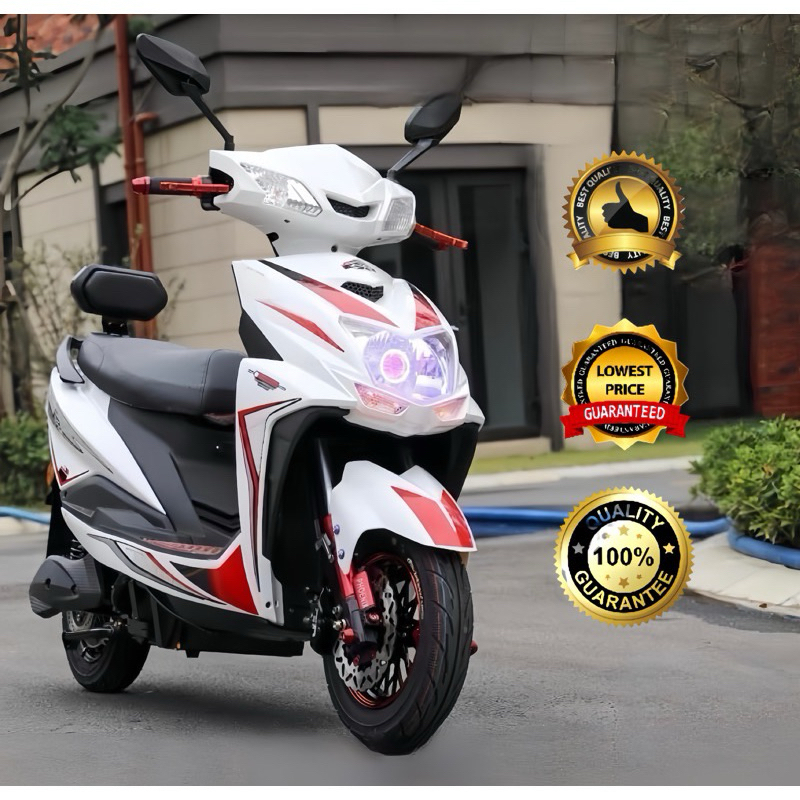 New Brand 1800W Skuter Motor Elektrik Bike Electric Scooter Motorcycle ...