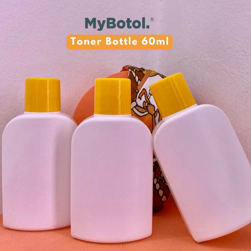 [mybotol] 60ml White HDPE Botol Minyak | Botol Toner | Botol Travel ...