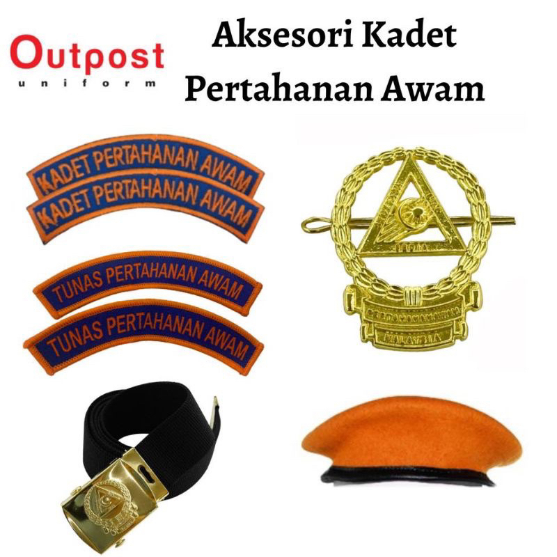 AKSESORI KASPA/TUSPA UNTUK PELAJAR SEKOLAH RENDAH DAN MENENGAH I ...