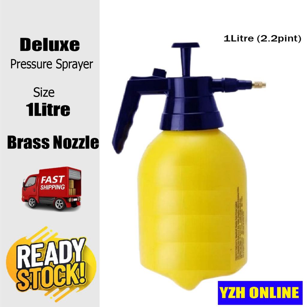Deluxe 1L Pressure Garden Sprayer Pump Pam Racun Manual Pum Racun ...