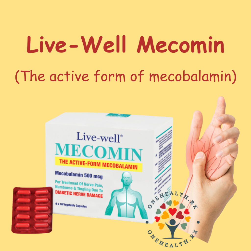 LIVE WELL / LIVE-WELL Mecomin 500mcg 10's / 30's / 60's | Shopee Malaysia