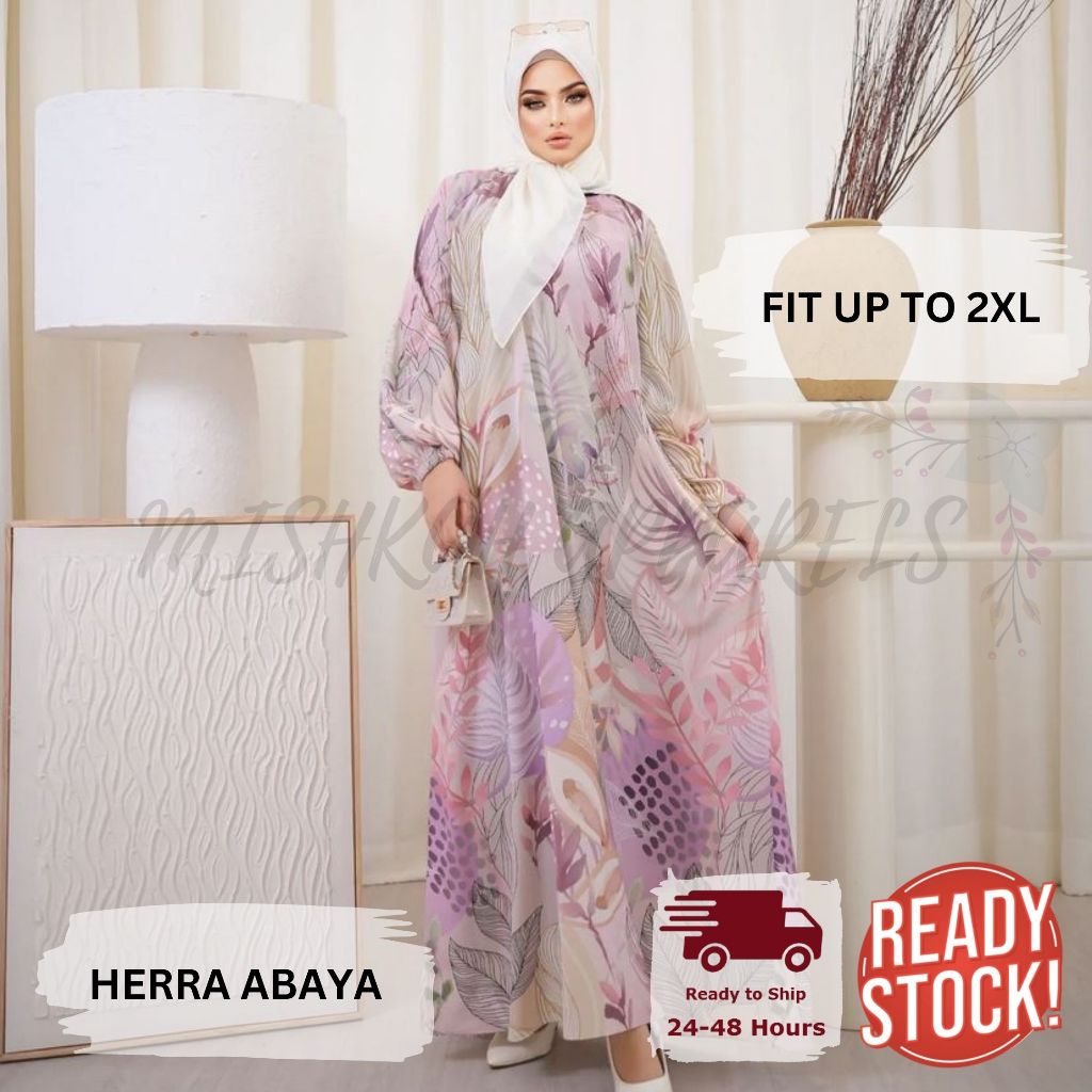 ★Mishkah Apparels★ HERRA Abaya (Exclusive) - Silk doff Modest Muslimah ...