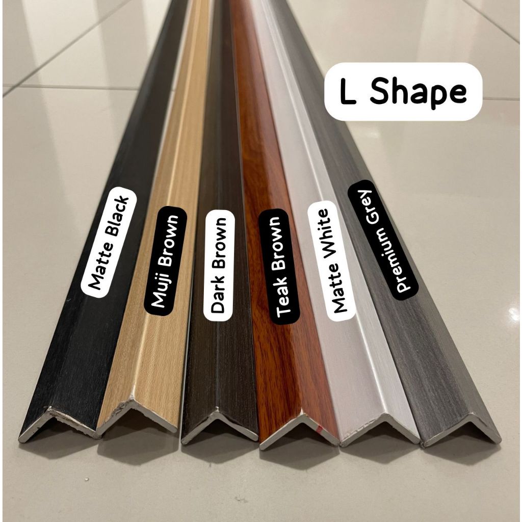 Fluted Wall Panel WPC and L Profile (1450x160mm-2pc) | Shopee Malaysia