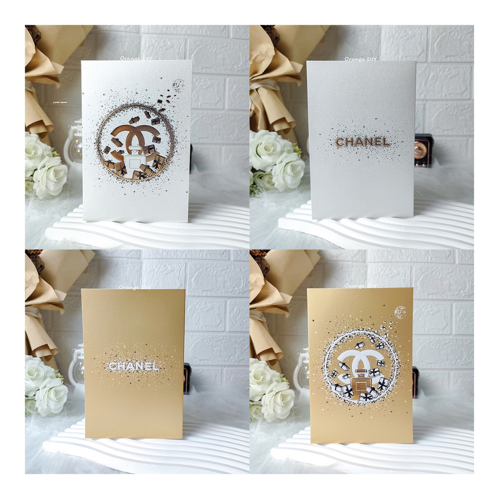 CC_Chanel Gold / Silver Greeting Card Limited Edition | Shopee Malaysia