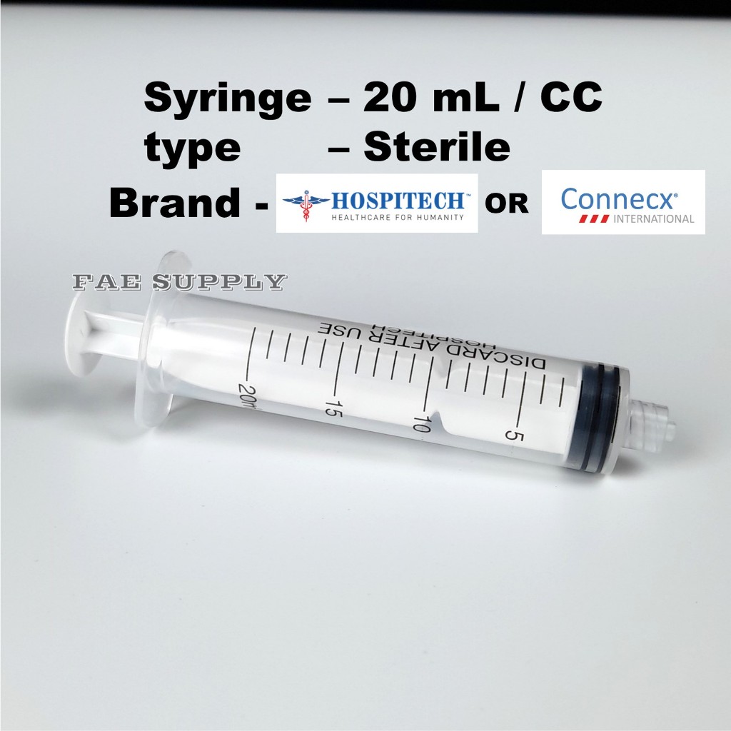 Syringe Picagari Luer Lock Luer slip MDA 1/3/5/10/20/50 mL/CC | Shopee Malaysia