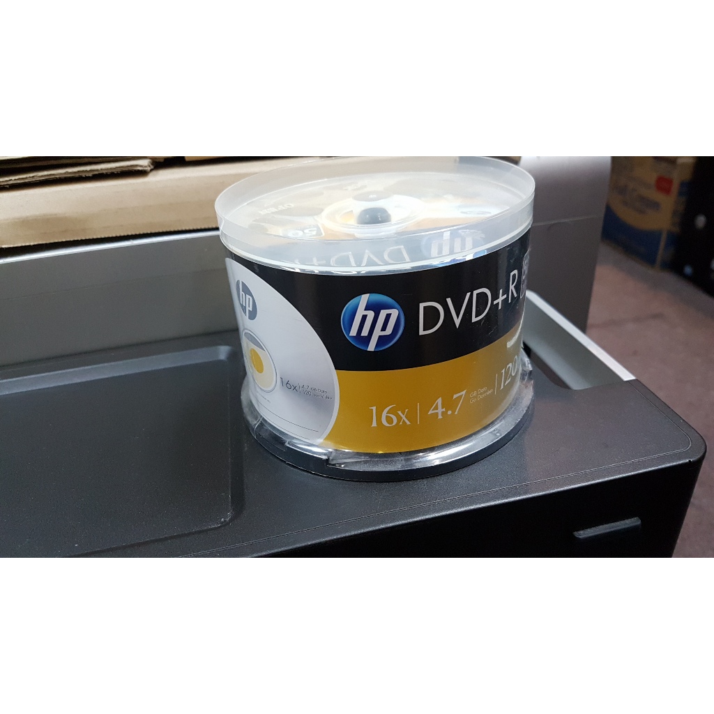 Blank DVD+R HP DVDR DVD DISC 4.7GB 16X / 120 MIN (50 PCS) | Shopee Malaysia