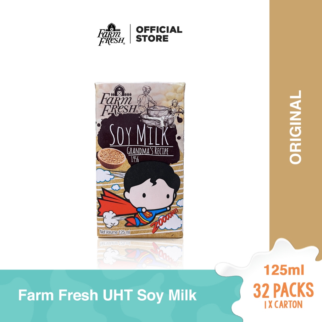 Farm Fresh UHT Soy Milk 125ml x 32 Packs | Shopee Malaysia