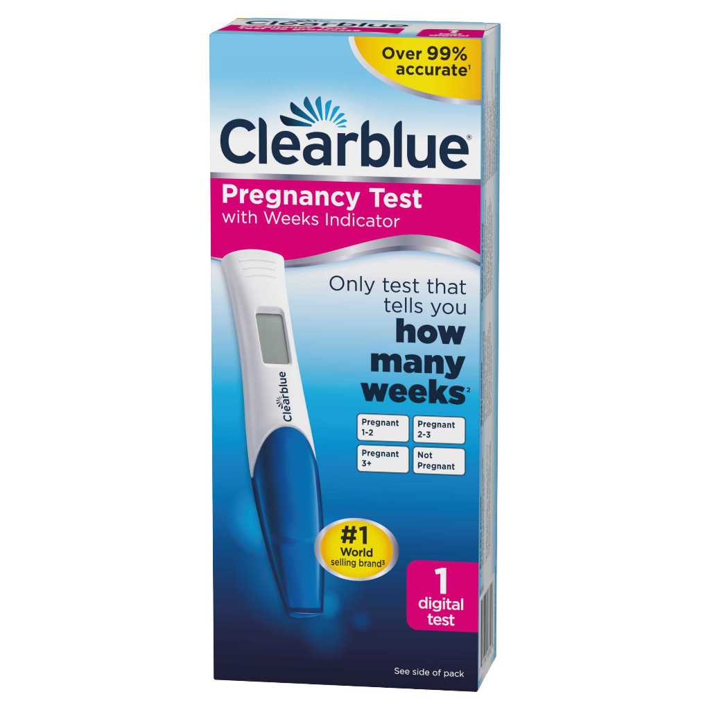 CLEARBLUE DIGITAL INDICATOR PREGNANCY TEST 1'S UPT | Shopee Malaysia