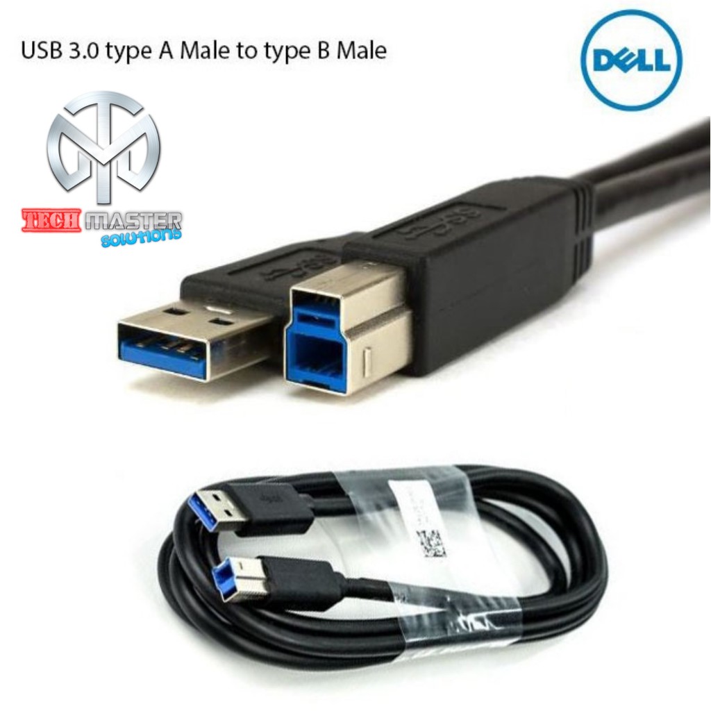 Dell Printer Cable USB 3.0 Type A to B Cable PN81N Monitor Docking Station Printer HDD Case ...