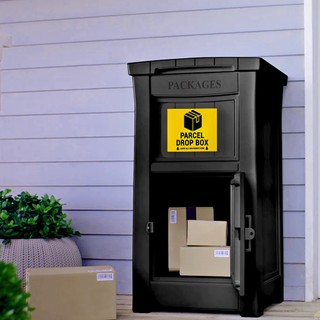 Please Drop Parcel Here Sticker Signage / Signboard | Delivery | Order ...