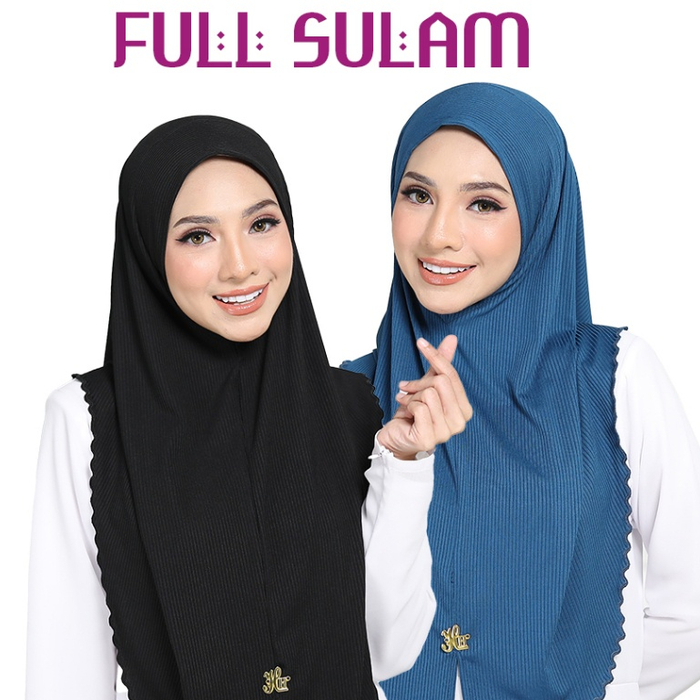 Bawal Sarung Sulam Nayla | Sulam Keliling | Tudung Nayla Full Sulam ...