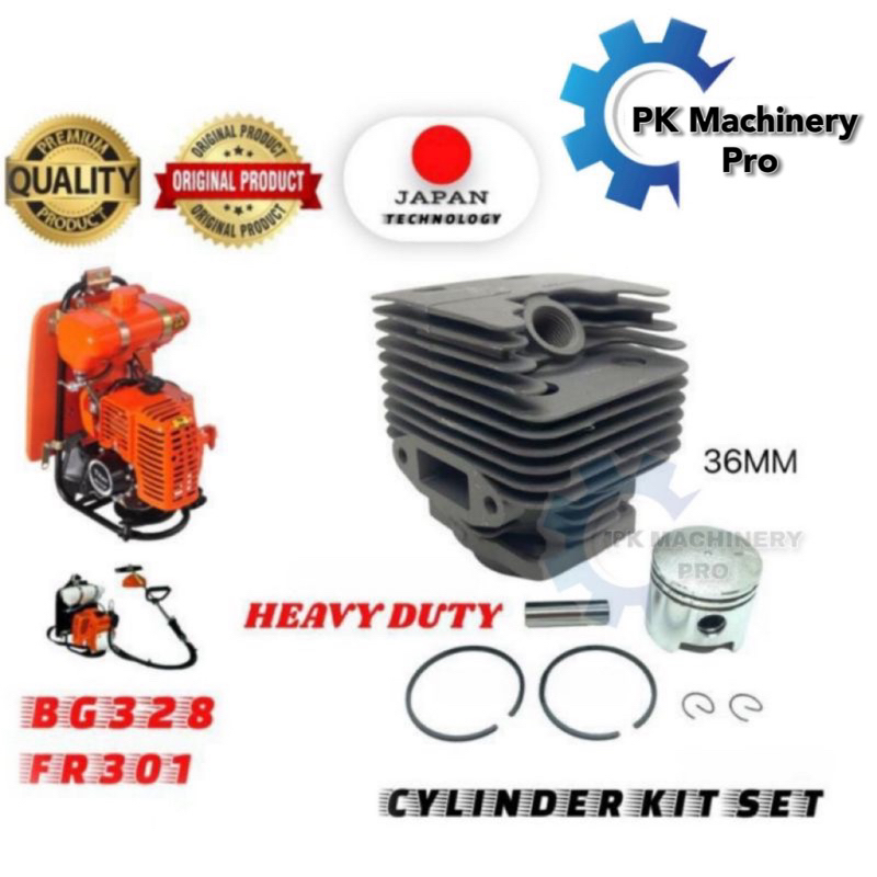 Block Mesin Rumput BG328 Cylinder Block Kit Assy 36mm Stihl FR3001 ...