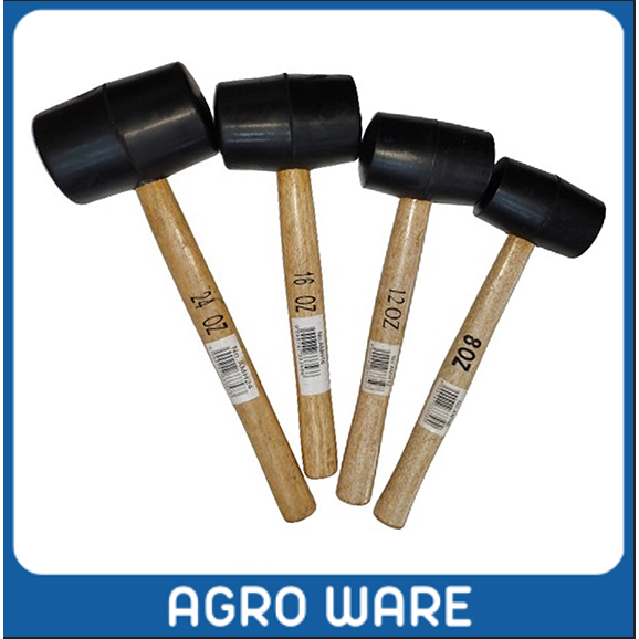 Rubber Hammer Wood Handle Rubber Mallet Hammer / Hammer Getah Tukul ...