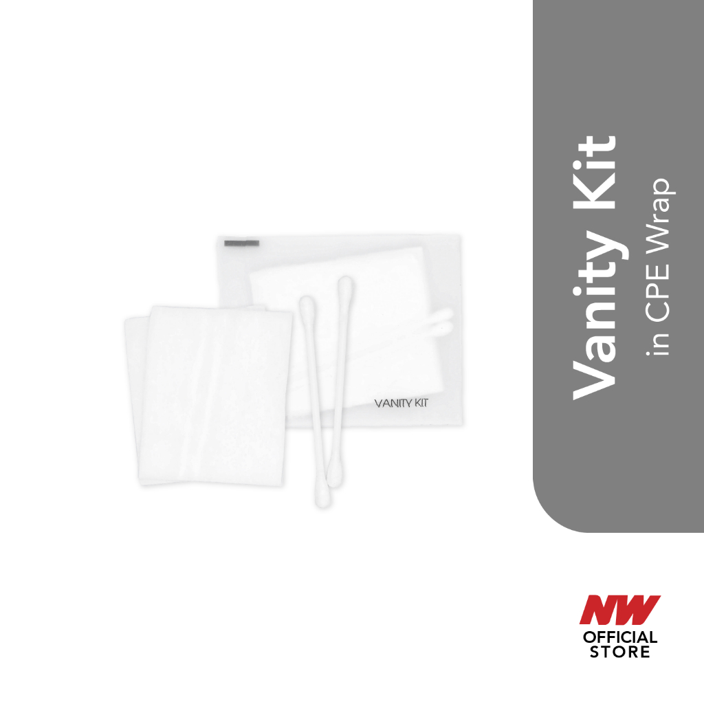 VANITY KIT - (50PCS) - COTTON SWAB/COTTON PAD/COTTON BUD IN CPE BAG ...