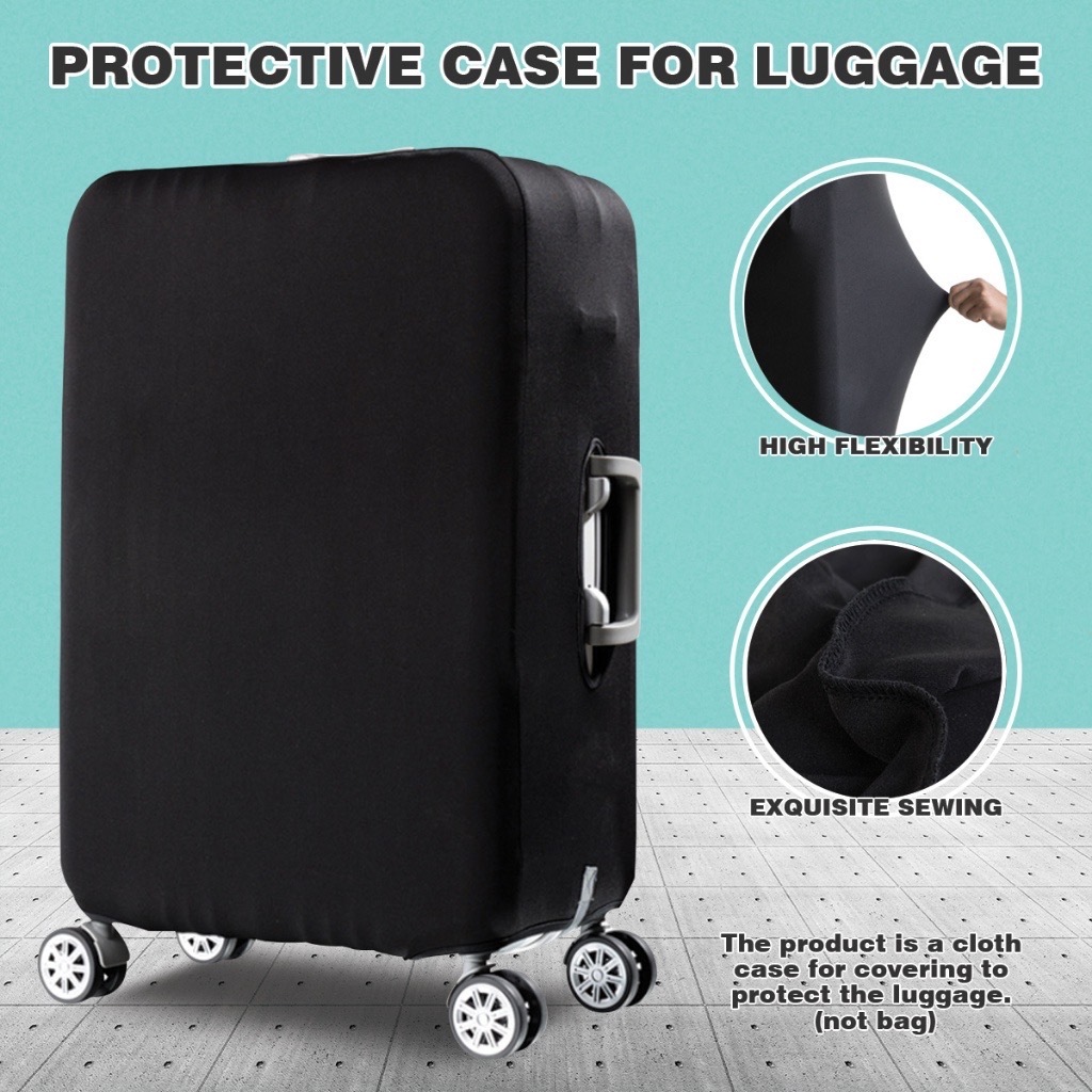 Luggage Cover/ Spandex Elastic Suitcase Cover Bags Travel | Shopee Malaysia