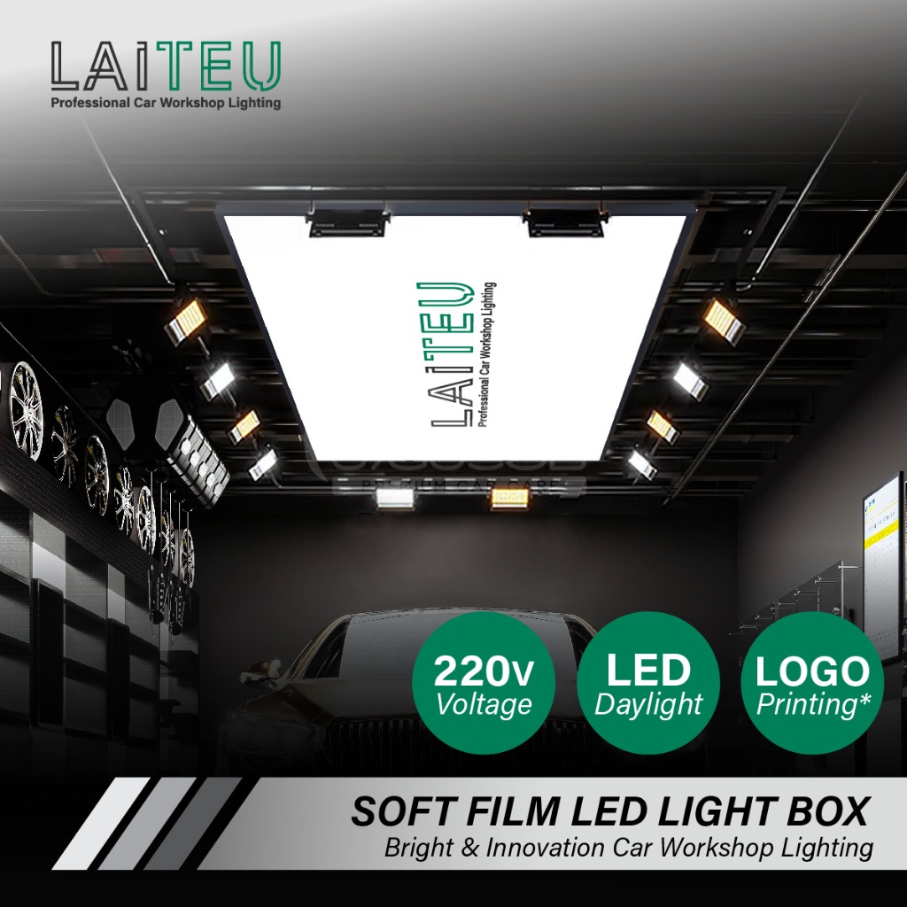 [Pre Order] Laiteu Car Workshop Lighting Soft Film LED Light Box [Logo ...