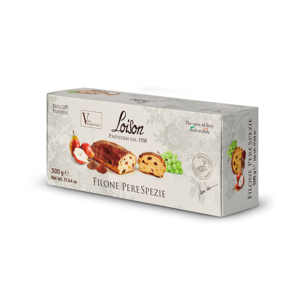 (Ready Stock) (Made In Italy) Loison Festive Pear Fruits Bread / Loaf ...