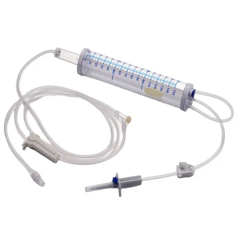 IV Infusion Set Burette Pediatric 150ml Microdrip 60 drops/ml Expiry ...