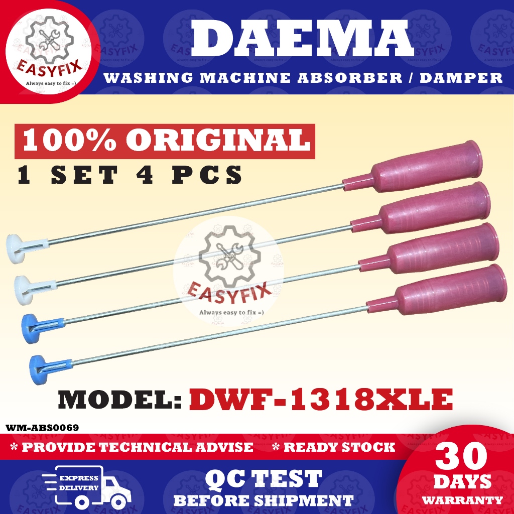 DWF-1318XLE DAEMA Washing Machine Absorber (DAMPER) Suspension Rod DWF ...