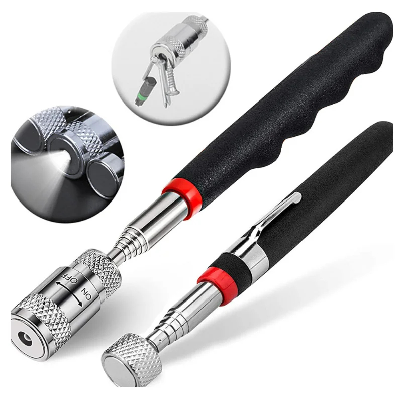 MKR Magnet LED Magnetic Adjustable Extendable Telescopic Rod Shaft Pick ...