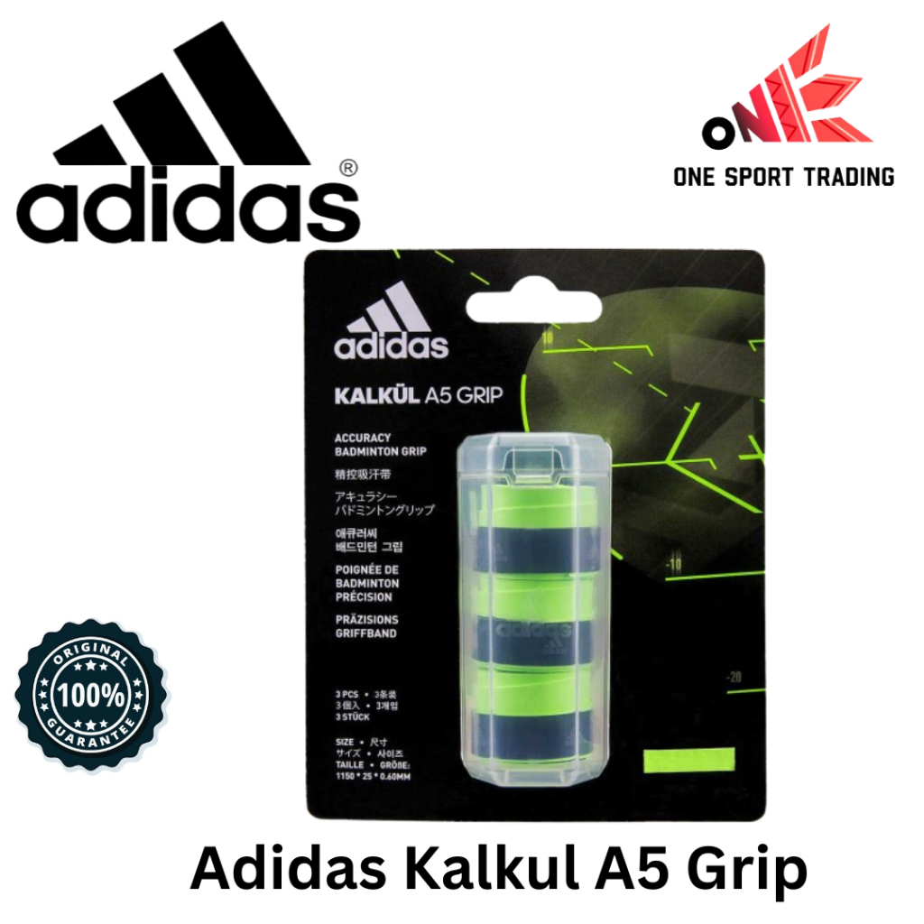 (Ready Stock) Adidas Tennis / Badminton Grip / Kalkul A5 Grip / Adidas ...