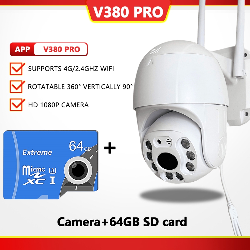 V380 Pro XM Outdoor Pan/Tilt Weatherproof WiFi Wireless Auto Tracking ...