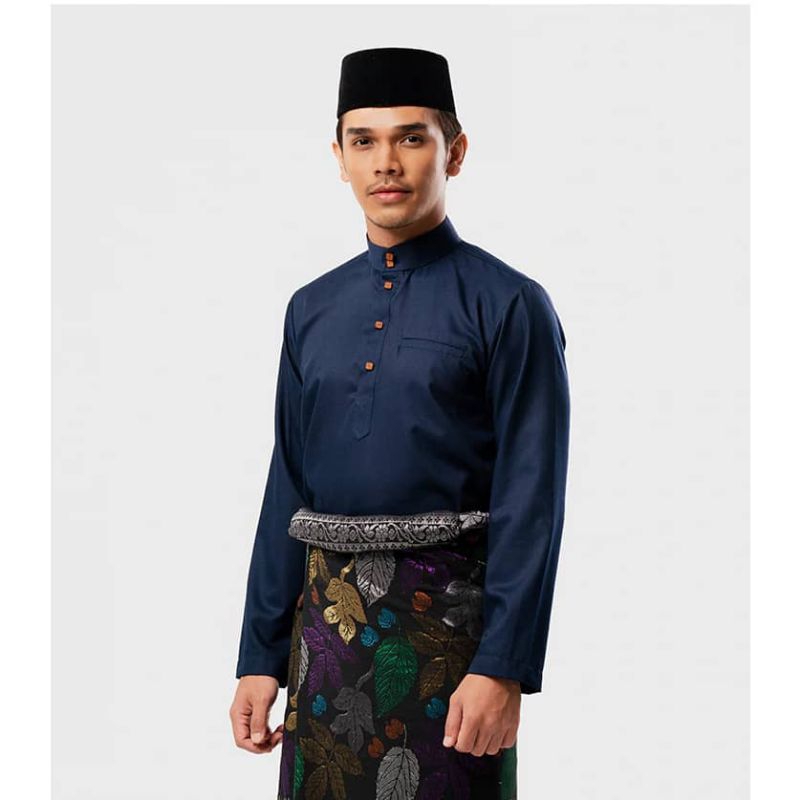BAJU MELAYU CEKAK MUSANG SLIM FIT como crepe | Shopee Malaysia