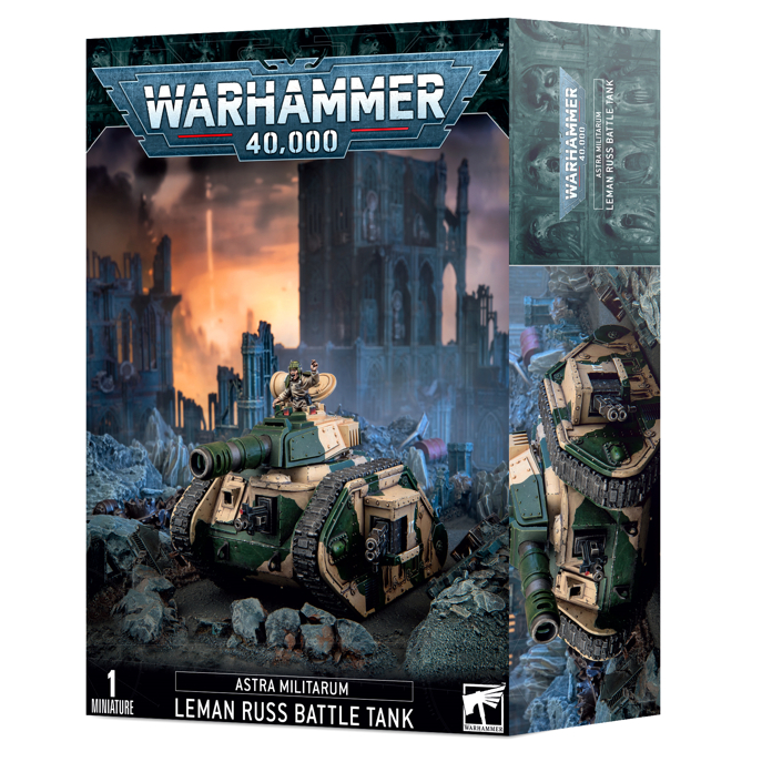 Warhammer 40K Astra Militarum Leman Russ Battle Tank / Vehicle ...