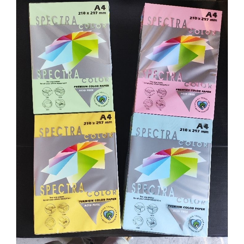 A4 Spectra 500's 80g Colour paper-1Rim | Shopee Malaysia
