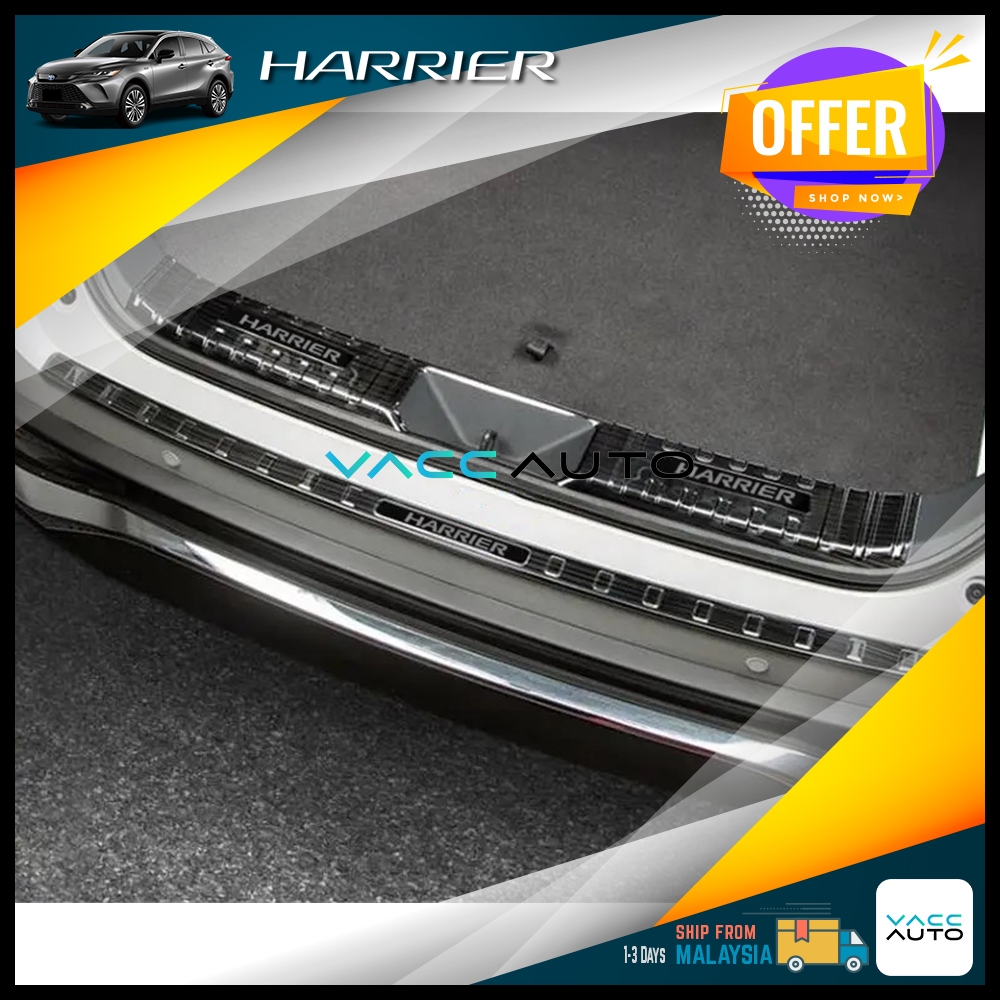 Toyota Harrier XU80 Gen (2020-2025) Rear Bumper Protector Titanium ...