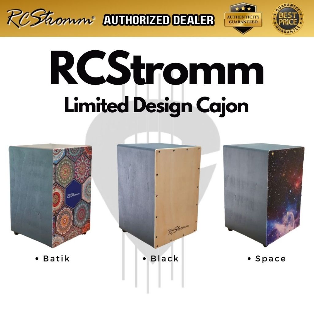 Cajon Rhythm Box (RCStromm / QH-K47 / Y20 / Y47) Cajon music Box black ...
