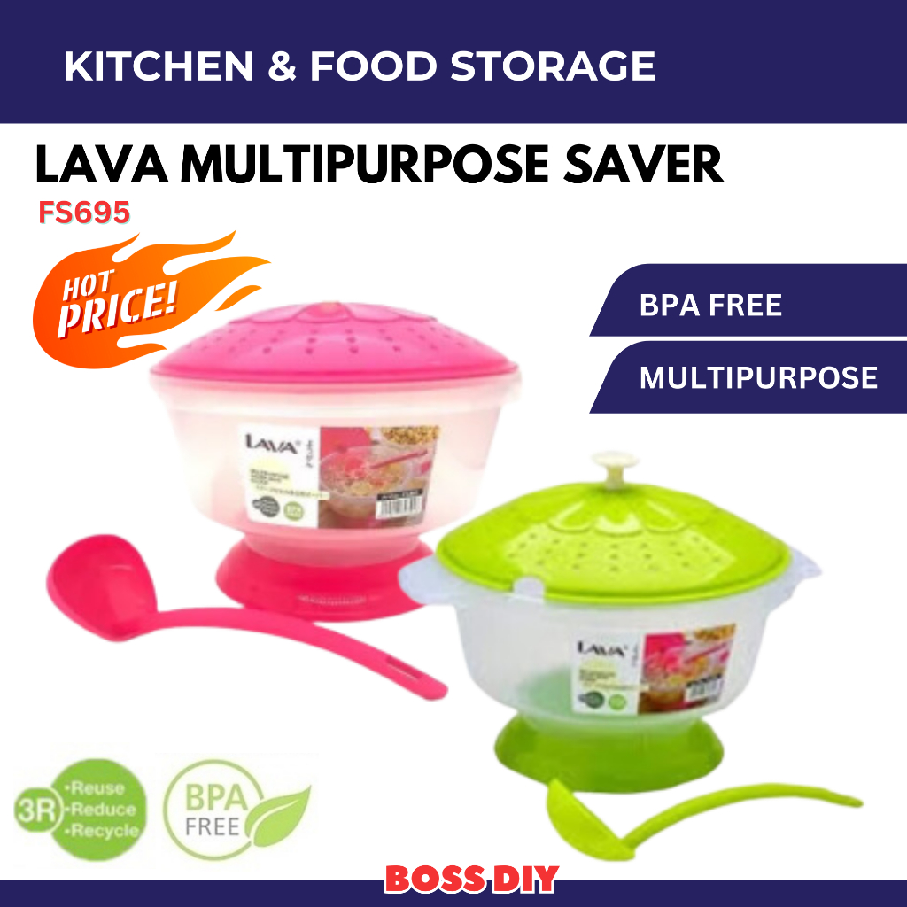 LAVA Multipurpose Saver with Scoop ( FS695 ) | Shopee Malaysia