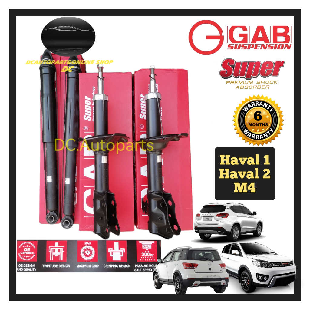 ORIGINAL GAB SUPER PREMIUM HAVAL H1 H2 GREAT WALL M4 1.5 ABSORBER ...