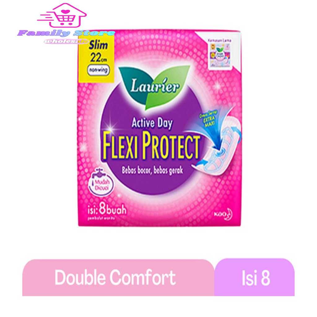 LAURIER FLEXI PROTECT NON WING 22CM 8'S | Shopee Malaysia