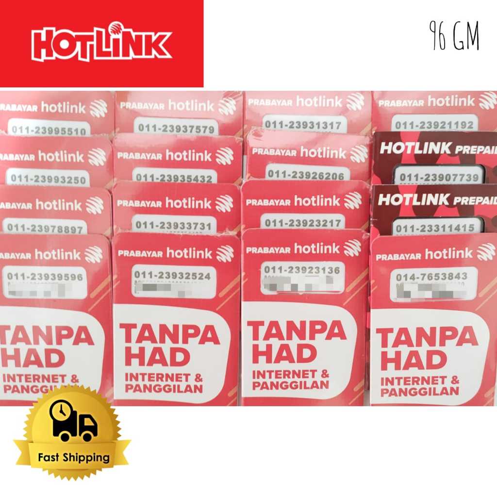 [Nice Number] Hotlink Tanpa Had Unlimited Internet Mobile Phone Number ...