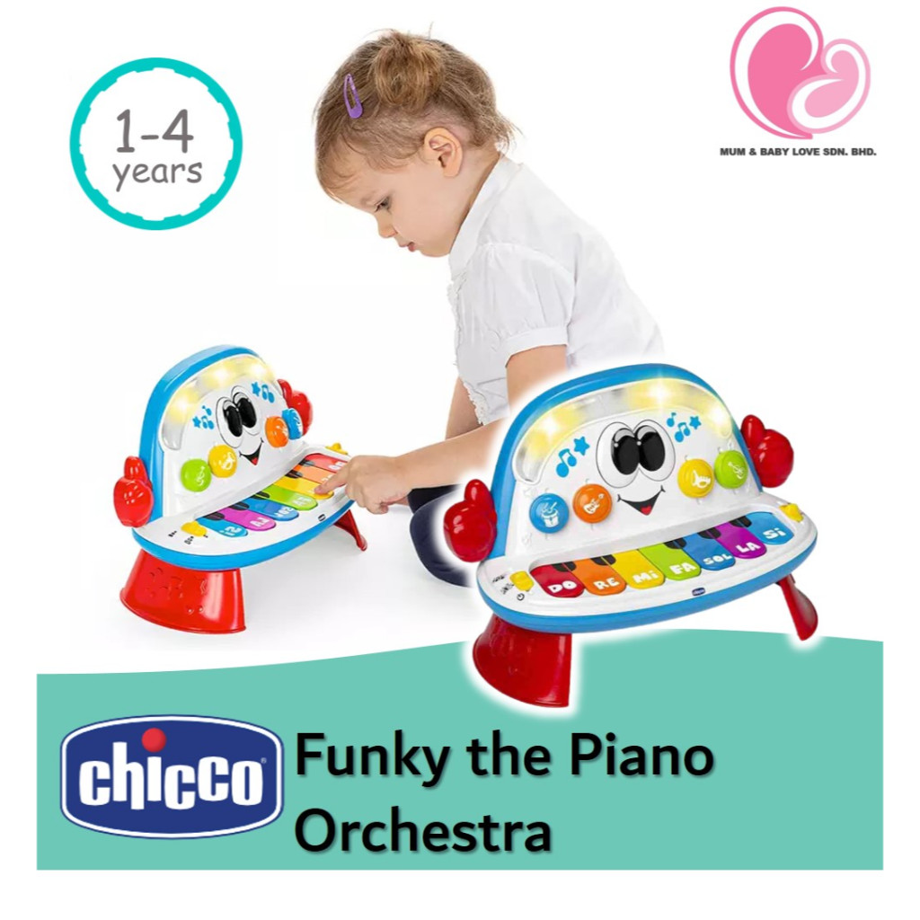 Chicco Funky The Piano Orchestra Musical Toy (1 year+) | Shopee Malaysia