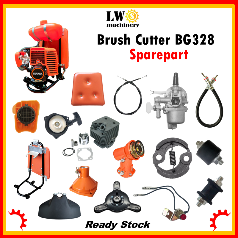 BG328 Knapsack Engine Brush Cutter Spare Parts \ Alat Ganti Mesin ...