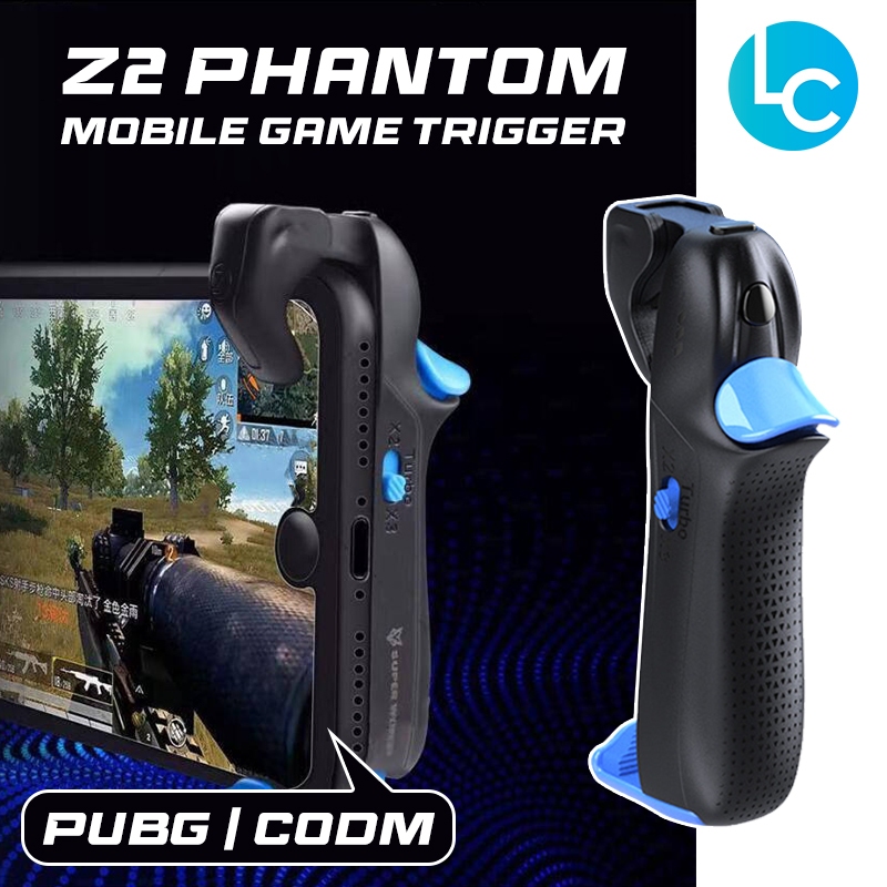 Z2 Phantom Mobile Game Controller Gaming Trigger Joystick Aim & Fire ...