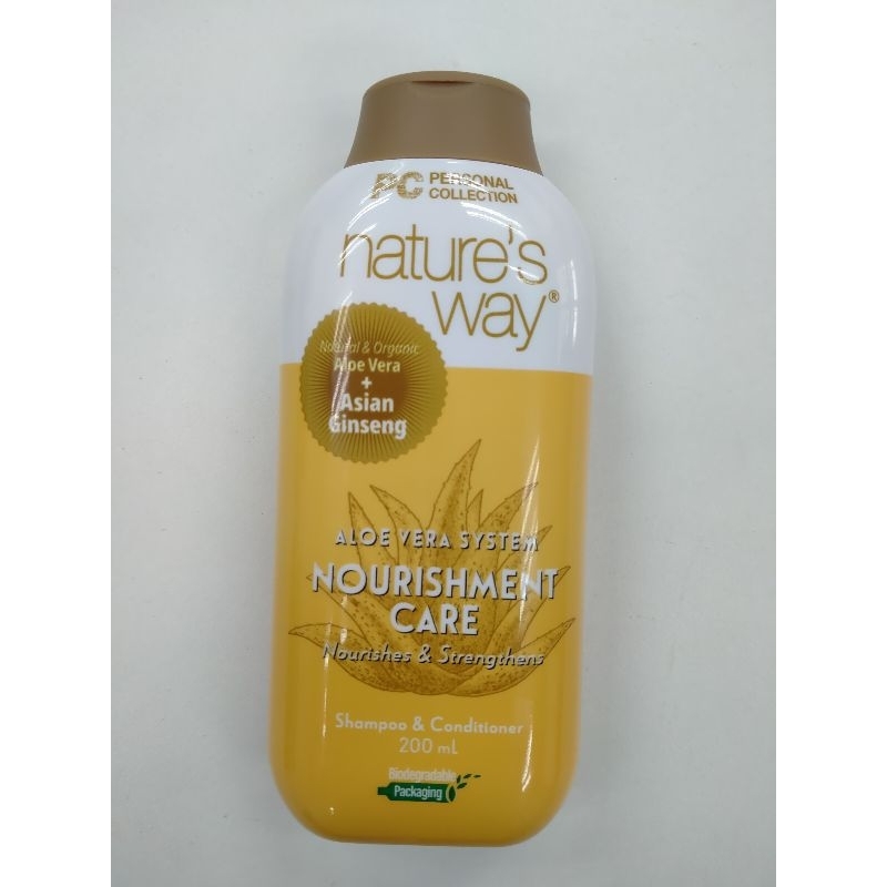 (PC) Shampoo & Conditioner 200ml Aloe Vera + Ginseng | Shopee Malaysia