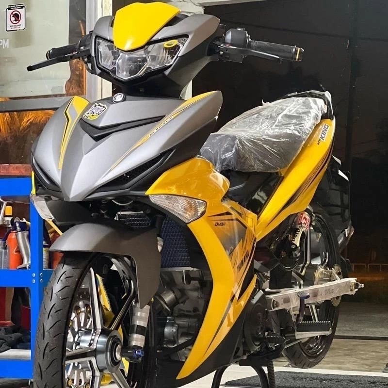 COVERSET Y15ZR V1/V2 MX KING EDITION SIAP PASANG STICKER | Shopee Malaysia